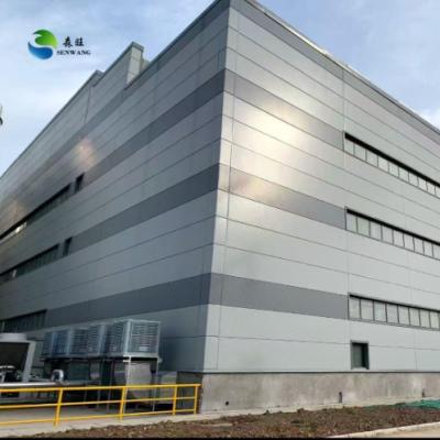 China Customized Sizes Steel Structure Warehouse with Q235 Q355 Grade Steel and Sloped Roof Design for sale
