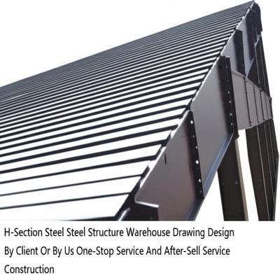 China H-Section Steel Steel Structure Warehouse Drawing Design By Client Or By Us One-Stop Service And After-Sell Service Construction for sale