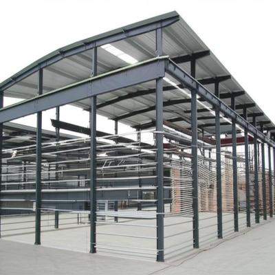China Seismic 9 Points Steel Structure Workshop with Light Steel Q355 Main Frame for Short Construction Period for sale
