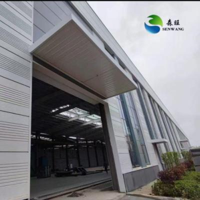 China Earthquake Resistant 7~9 Grade Steel Structure Warehouse with Fireproof Waterproof Windproof Features and Solid H-shape Steel Beam for sale