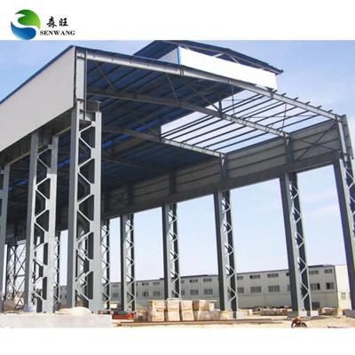 China Steel Structure Warehouse with 50 Years Service Life Roll-up Door Type and Corrosion Resistant Paint for sale