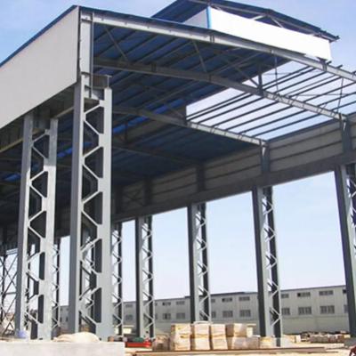 China Earthquake Resistant 7 to 9 Grade Steel Structure Warehouse with Tie Beam Round Pipe or Square Tube for Superior Strength for sale