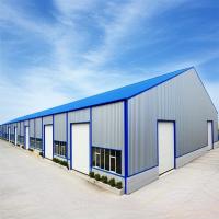 China Light Weight Prefabricated Steel Building with Corrosion Protection and Thermal Insulation for sale