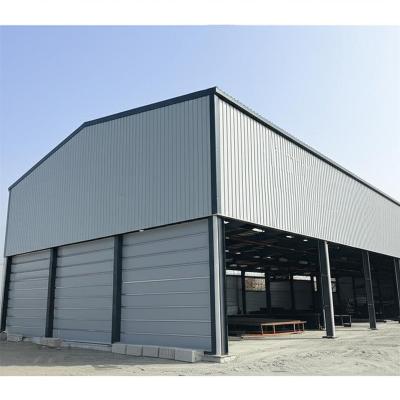 China H Section Steel Steel Structure Warehouse Providing High Weather Resistance Galvanized Painted and Cladding Finish for Warehousing for sale