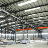 China Q235 Q355 Grade Steel Structure Warehouse with 5 Tons 2 Pcs Crane Capacity and 30000ton Year Production Volume for sale