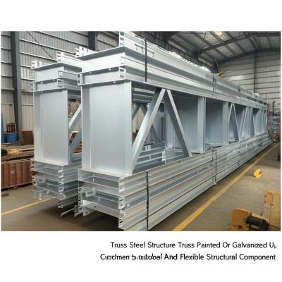 China Weather Resistant Steel Structure Truss with Class A Fireproof Rating and Customizable Height 6-50m for sale
