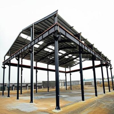 China SAW Welding Method Steel Structure Warehouse Featuring ASTM A123 Galvanizing Standard Sustainable Construction for Industrial for sale