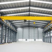 China Steel Structure Warehouse Metal Storage Facility Featuring Crane Capacity 5 Tons 2 Pcs Providing Storage Solutions and Crane Operations for sale