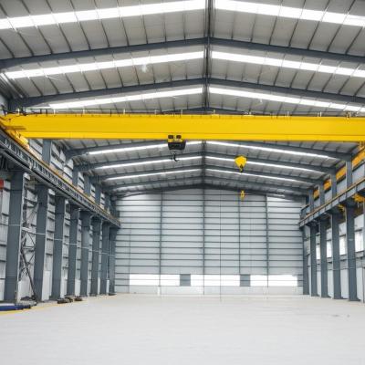 China Steel Structure Warehouse Metal Storage Facility Featuring Crane Capacity 5 Tons 2 Pcs Providing Storage Solutions and Crane Operations for sale
