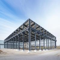 China Large Span Light Steel Frame Structure with Bolt and Welded Connection for Strong Impact Resistance for sale