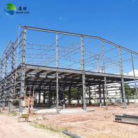 China Modern Design Style Light Steel Structure with C Purlin Wall and Galvanized/Painted Finish for Commercial and Warehouse Projects for sale