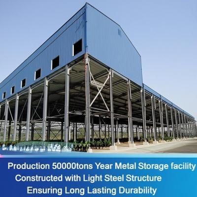 China Short Installation Time Steel Structure Warehouse with 50 Years Warranty and Strong Earthquake Resistance for sale