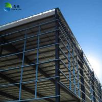 China Wind Load 0.35 kN/m² Steel Structure Warehouse with Earthquake Resistance Grade 8 and Galvanized Surface Treatment for sale