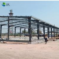 China Galvanized Steel Structure Warehouse with Wind Resistance Up To 200km/h and Earthquake Against 8 Grade for sale