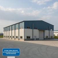 China Steel Structure Warehouse with GMAW Welding Method and Steel Color Sheet Roof Panel in Customized Sizes for sale