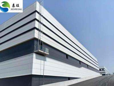 China PVC Coated Steel Structure Warehouse with High Intensity Design and 30000ton/Year Output for sale