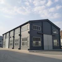 China Fast Construction Prefabricated Steel Warehouse with Large Clear Span and Energy Efficient Design for sale
