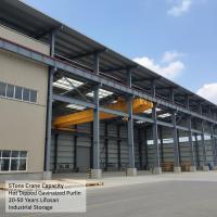 China Pre-engineered Steel Structure with 200 Km/h Wind Load PTFE Coating and Bolt and Welded Connection for Durable Performance for sale