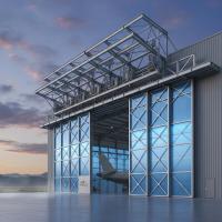 China Customized Steel Structure Warehouse with Q355B Raw Steel Material and Sloped Roof for Various Applications for sale