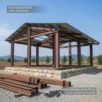 China Pre-engineered Steel Structure with 200 Km/h Wind Load PTFE Coating and Bolt and Welded Connection for Durable Performance for sale