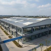 China Lightweight Steel Structure Warehouse with Glass Wool Roof and 2-4 Weeks Installation Time for sale