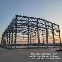 China 30000ton Year Steel Structure Workshop Offering Strong Carrying Capacity and PVC Rain Spout Designed for Heavy Duty Industrial for sale