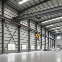 China Fast Construction Prefabricated Steel Warehouse with Large Clear Span and Energy Efficient Design for sale