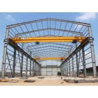 China Flat Roof Type Metal Structure Warehouse Built on Portal Rigid Frame Providing Secure Storage for Commercial and Industrial for sale
