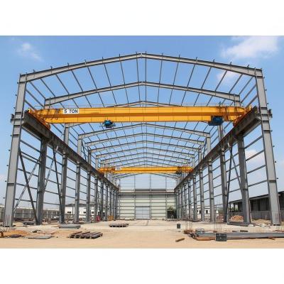 China Flat Roof Type Metal Structure Warehouse Built on Portal Rigid Frame Providing Secure Storage for Commercial and Industrial for sale