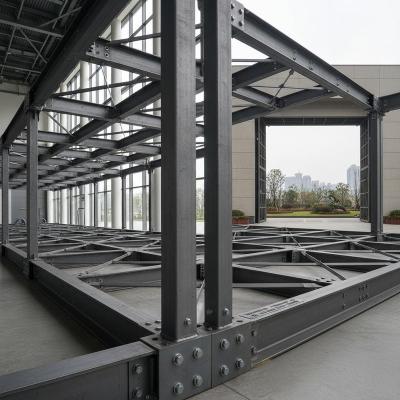 China Fire Protection System Optional Steel Structure Warehouse Featuring Glass Wool Wall and Roof Offering 30000ton Year Storage Solutions for sale