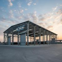 China Fast Construction Prefabricated Steel Warehouse with Large Clear Span and Energy Efficient Design for sale