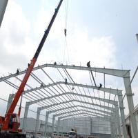 China Steel Structural Building with Aluminum Alloy Window, Up To 30m Height and Wind Load Resistance for Long-Term Stability for sale