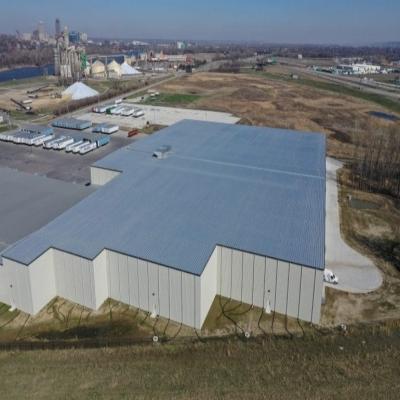 China High Intensity Steel Structure Warehouse with 50 Years Service Life and Engineer Guidance Installation for sale