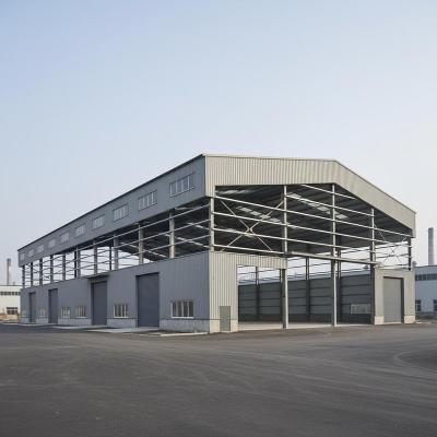 China Fast Construction Prefabricated Steel Warehouse with Large Clear Span and Energy Efficient Design for sale