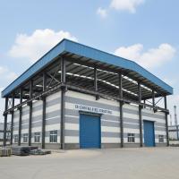 China PTFE Sail Finishing Steel Structure Workshop CE Process Standards Easy To Apply Customizable Industrial Building Systems for sale
