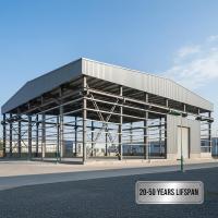 China PTFE Sail Finishing Steel Structure Workshop CE Process Standards Easy To Apply Customizable Industrial Building Systems for sale
