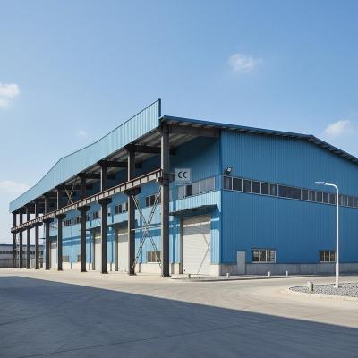 China Q235 Steel Grade Steel Structure Workshop Frame Structure Suitable for Large Scale Industrial Production and Warehousing for sale