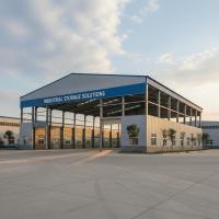 China H Section Column Beam Steel Structure Workshop Featuring Steel Sandwich Panel Walls and Concrete Foundation for Durable Construction for sale