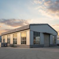 China Pvc Coated Steel Structure Workshop Featuring Aluminum Alloy Window Industrial Building with Excellent Weather Resistance for sale