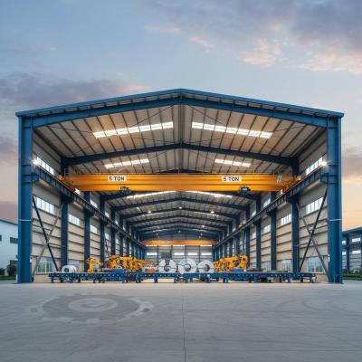 China Pvc Coated Steel Structure Workshop Featuring Aluminum Alloy Window Industrial Building with Excellent Weather Resistance for sale