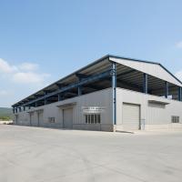 China Pvc Coated Steel Structure Workshop Featuring Aluminum Alloy Window Industrial Building with Excellent Weather Resistance for sale