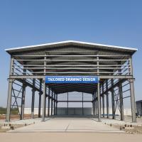 China Q235B Steel Grade Customized Steel Structure Warehouse with Earthquake Resistance Grade 8 and Galvanized Surface Treatment for sale