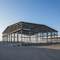 China Q235B Steel Structure Warehouse Featuring Sliding Door Suitable for Gymnasium Buildings Durable and Easy to Assemble for sale