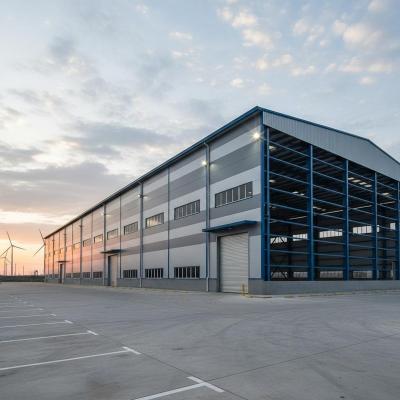 China Steel Structure Warehouse Incorporating H Section Column Beam Metal Storage Facility Offering Durable and Storage Solutions for sale