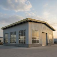 China Steel Sandwich Panel Wall Type Steel Structure Workshop Built with Concrete Foundation and Painting Finishing Providing Structural Support for sale