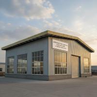 China Steel Sandwich Panel Wall Type Steel Structure Workshop Built with Concrete Foundation and Painting Finishing Providing Structural Support for sale