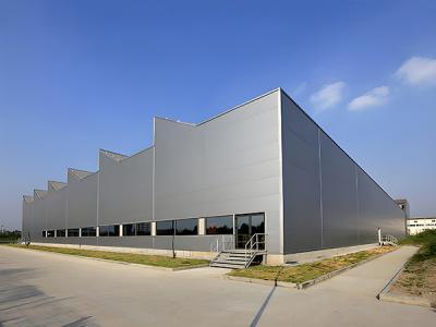 China Q235 Q345B Steel Structure Workshop Built with C Steel Frame and Rock Wool Wall Panel Providing Superior Fire Resistance for sale