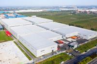 China Durable Steel Structure Warehouse with 20-50 Years Service Life, Q235B/Q345B Steel Texture, and Up To 300 Km/h Wind Load for sale