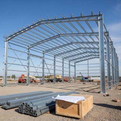 China Customizable Steel Structure Warehouse Featuring Long Fatigue Life and Robust Structure Suitable for Large Scale Storage for sale