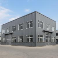 China Workshop Metal structure warehouse built with Aluminum PVC Windows providing durable and versatile industrial storage space for sale